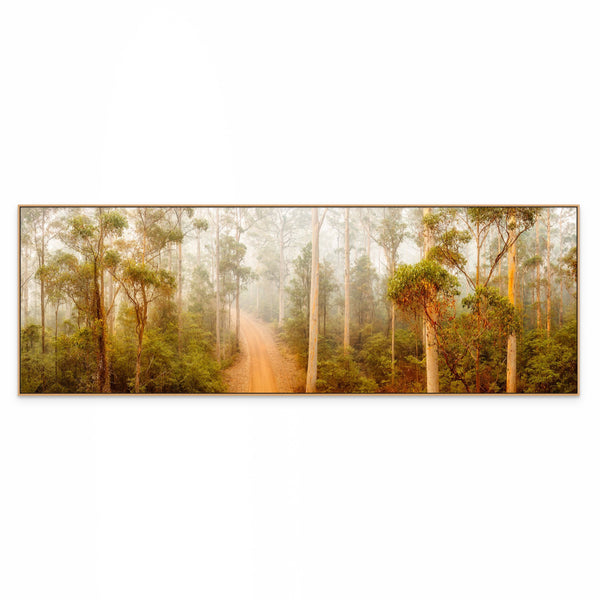Pemberton 90x270cm Stretched Canvas With Hand Crafted Feature Marri Sh ...
