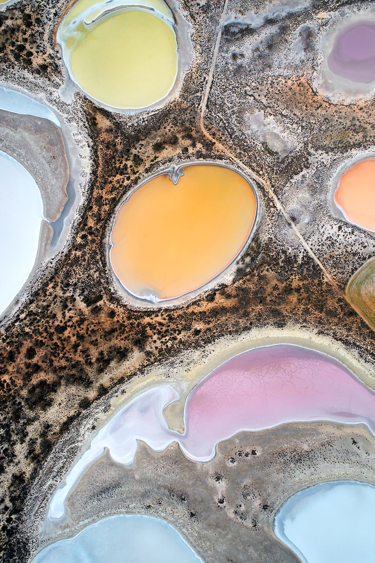 Salt Lakes, Pithara, Western Australia– Christian Fletcher Gallery